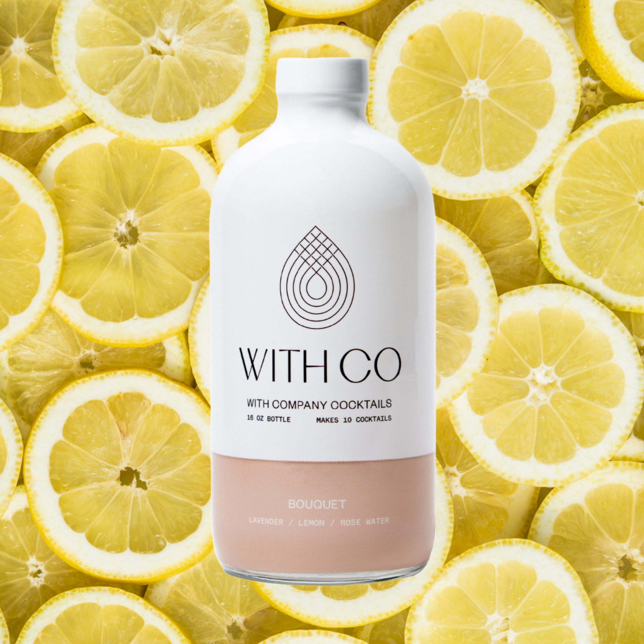 WithCo Bouquet Fresh Ingredient Cocktail Mixer - Lemon and Lavender ...